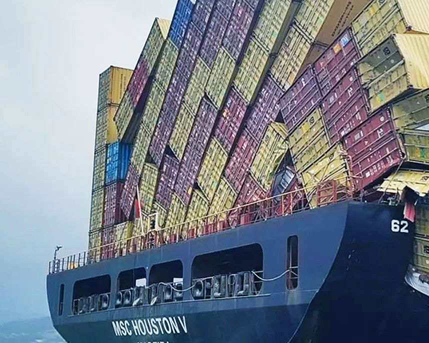 El MSC Houston V y el seguro de carga marítima
